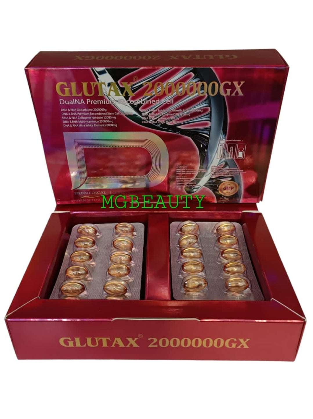 Glutax 2000000GX Skin Whitening Anti-Aging 60 capsules – MGbeauty Place